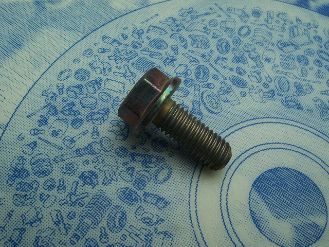 NEW GENUINE FORD Escort Mk4 RS Turbo, Turbo Oil Drain Tube Bolt. NOS £2 ...