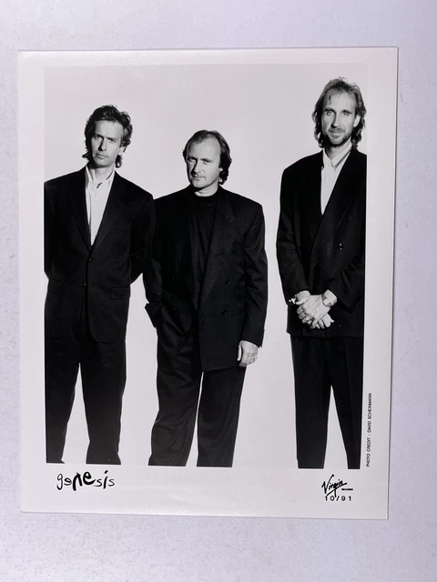 GENESIS PHOTO MIKE Rutherford Phil Collins Original Press Promo Octobre ...