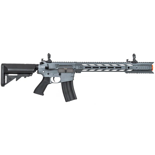 LANCER TACTICAL M4-STYLE SPR Interceptor GEN 2 Gray AEG Rifle (LT-25Y ...
