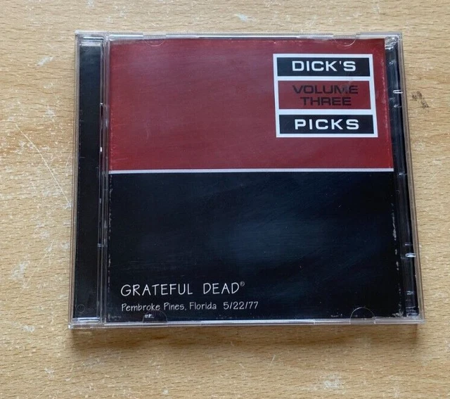 Grateful Dead Dicks Picks Vol 3 Pembroke Pines Florida 5 22 77 2