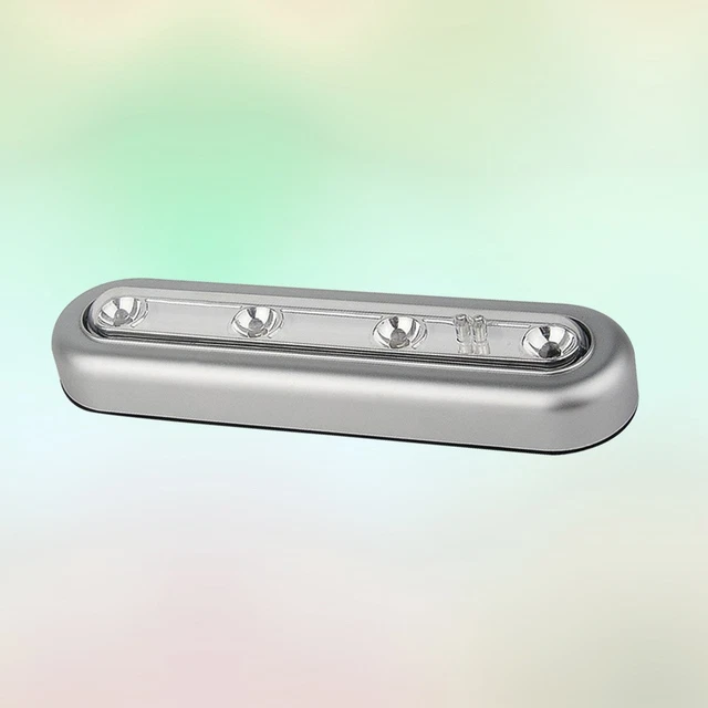 4 LED TOUCH Control Touch Tap Light Battery Cupboard Lights With Pads ...