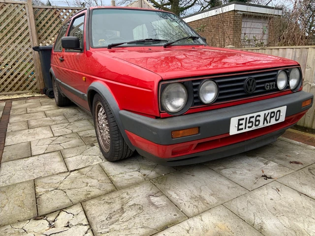 VW GOLF GTI Mk2 8v Tornado Red BBS Alloys £2,680.00 - PicClick UK