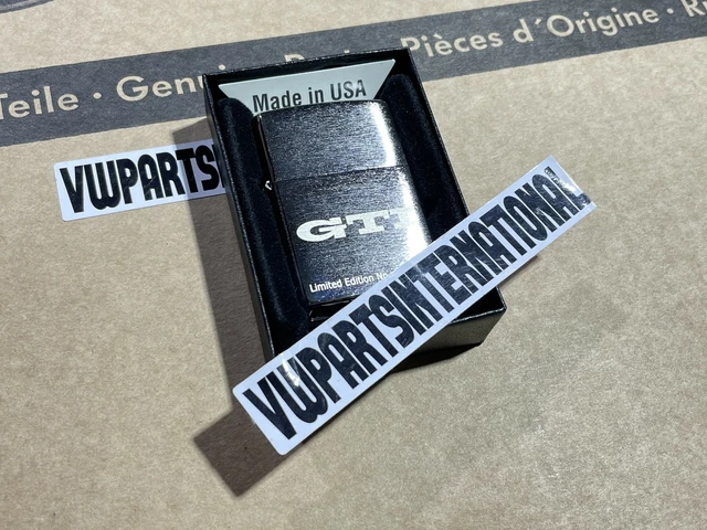 VW GOLF MK3 GTI Original Zippo Lighter Classic Parts Genuine OEM Gift ...