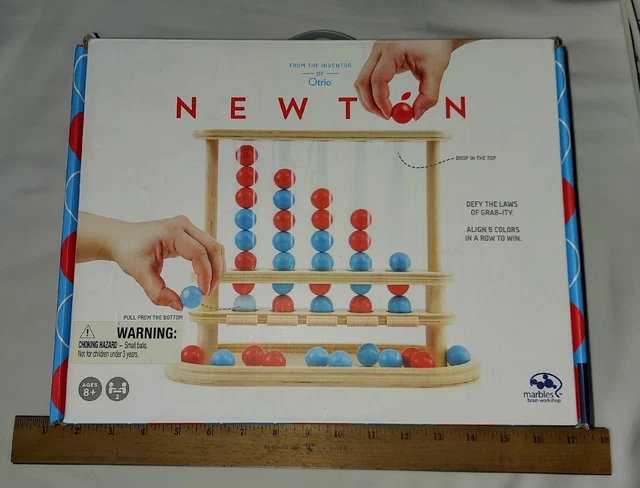 NEWTON'S LAWS GAME Marbles Brain Workshop science Connect Five ...