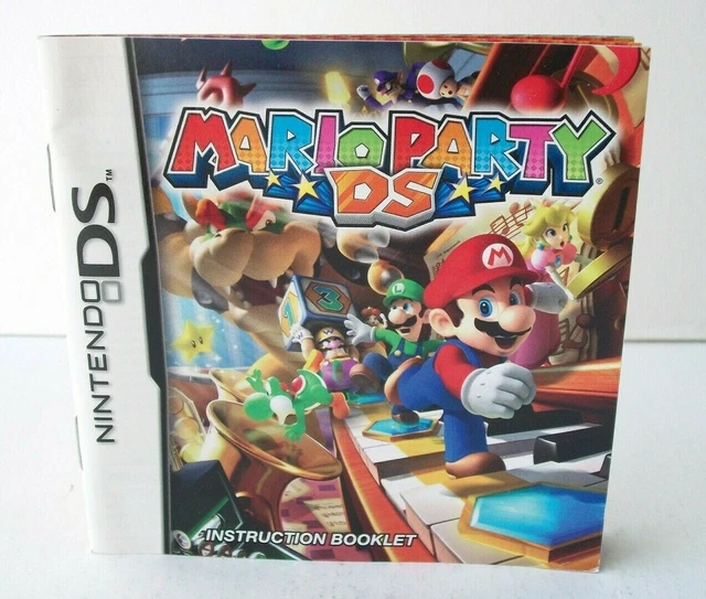 MARIO PARTY DS Manual Only NO GAME Nintendo DS Instruction Booklet $12. ...