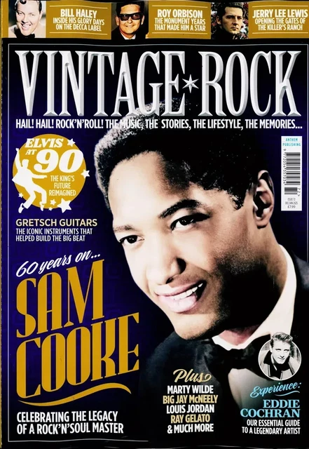 VINTAGE ROCK MAGAZINE December/January 2025 (Sam Cooke, Bill Haley, Roy ...