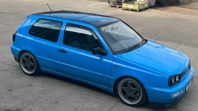 VW GOLF MK3 Vr6 Modified 1.8T - Split Rims - Porsche Riviera Blue - 250 ...