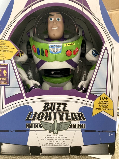 DISNEY PIXAR TOY Story Buzz Lightyear Space Ranger Talking Action ...