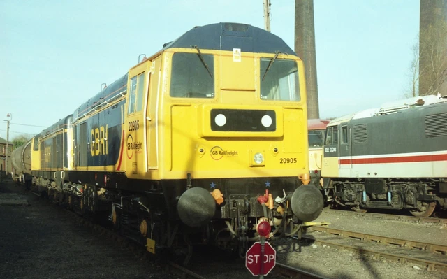 35MM RAILWAY COLOUR negative GBRf livery location & date ? (005)[2] £1. ...