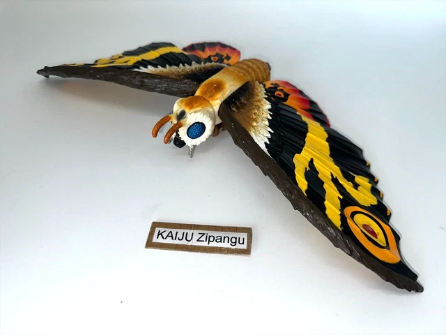 2003 MOVIE MONSTER 15" Giant Mothra Adult 2004 Figure Godzilla Final ...