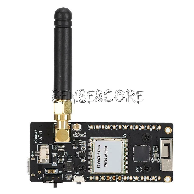 LORA32 V2.1 433/868/915MHZ ESP32 LoRa OLED 0.96 Wifi Bluetooth Wireless Module EUR 31,64 ...
