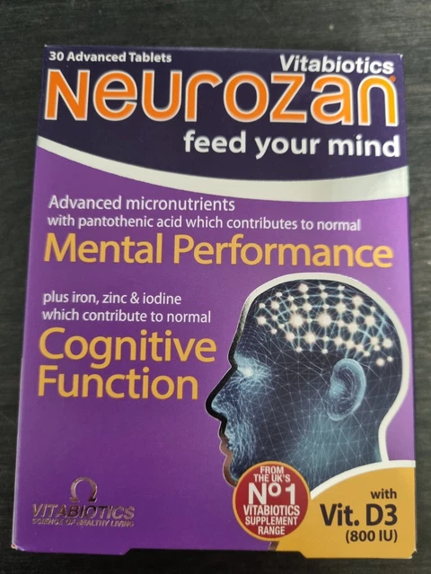 VITABIOTICS NEUROMIND NEUROZAN Original 30 Tablets £9.39 - PicClick UK