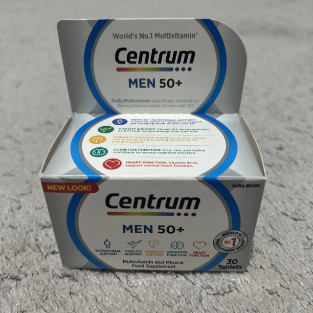 CENTRUM ADVANCE 50+ Tablets Multivitamin & Mineral Supplements £5.98 ...
