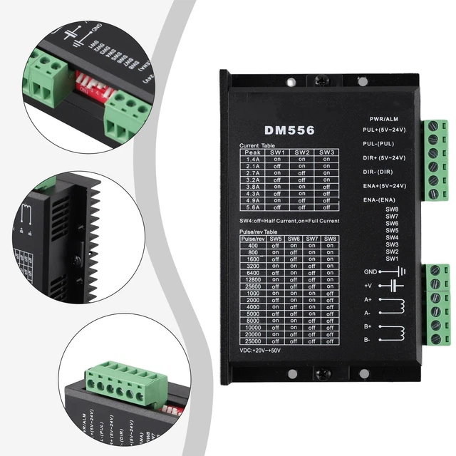 STEP MOTOR DRIVER for Nema17 and For Nema23 Precise Step Pulse Control ...