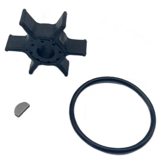 WATER PUMP IMPELLER & Key for Yamaha 4 Stroke 6 8 9.9 HP Outboard 68T ...