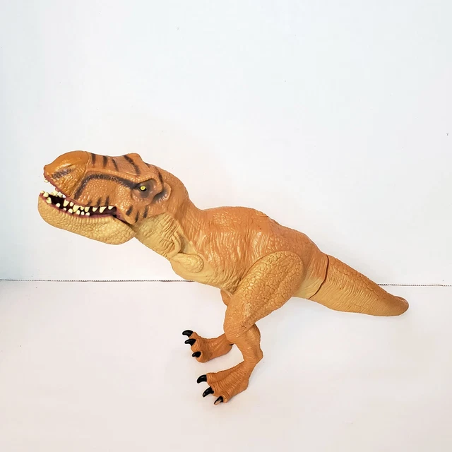JURASSIC WORLD JW Tyrannosaurus T-Rex Dinosaur Figure Chomping Jaw ...