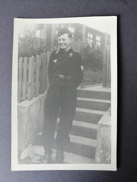 WW2 GERMAN PANZER Tanker Smiling Soldier Candid Photo Original. £8.00 ...