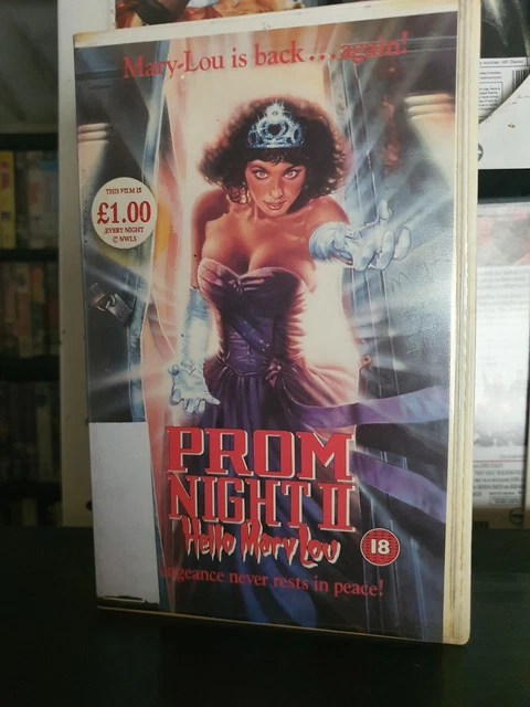 EX RENTAL BIG box vhs horror PROM NIGHT 2 £12.00 - PicClick UK