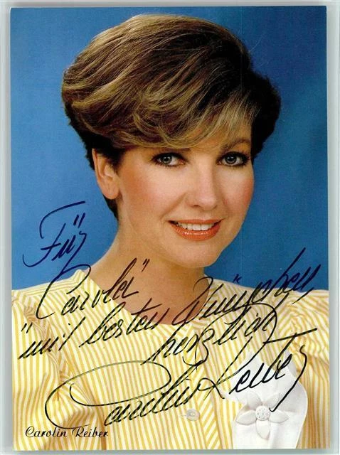 12089013 - CAROLIN Reiber Hostess Original Autograph Celebrities £7.49 ...