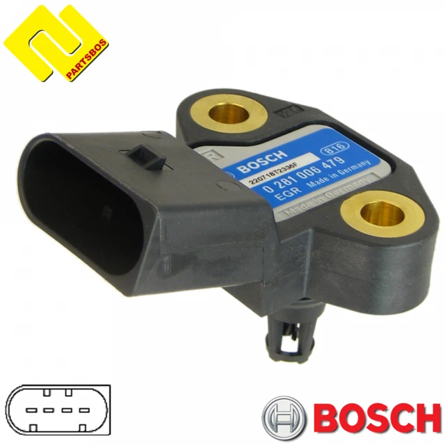 GENUINE BOSCH 0281006479 INTAKE MANIFOLD PRESSURE SENSOR MAP for ...