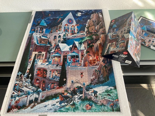 HEYE COMIC PUZZLE, Das Horrorschloss, witzig, 2000 Teile!!! EUR 5,80 ...