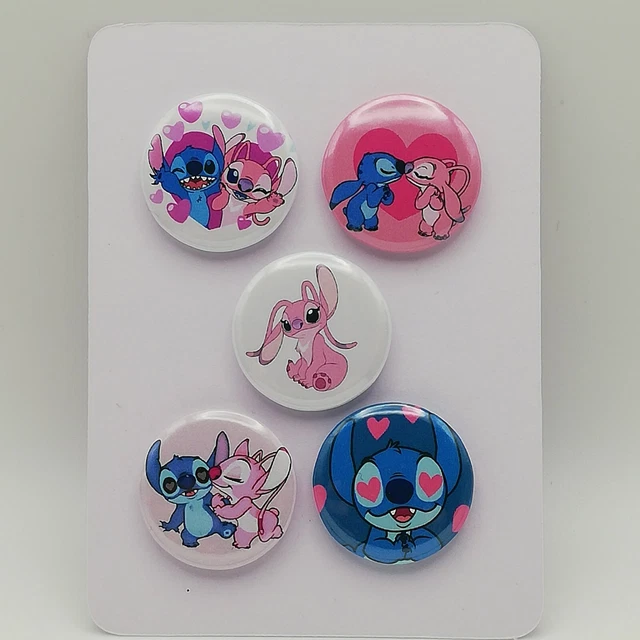 DISNEY LILO AND Stitch button badges - Set 2 - Stitch and Angel £4.00 ...