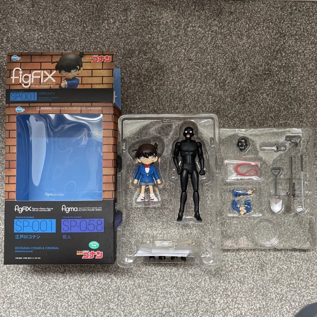 ORIGINAL FIGMA FIGFIX Detective Conan Edogawa Conan & Criminal SP-001 ...