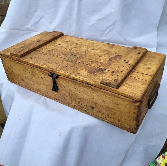 WWI BRITISH ARMY Large Wooden Ammunition Box ~ World War £30.00 ...
