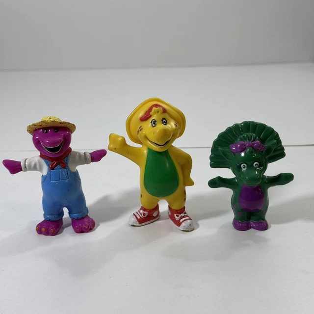 VINTAGE BARNEY THE Dinosaur Figures - PVC - 1993, 1996, 1997 $19.99 ...
