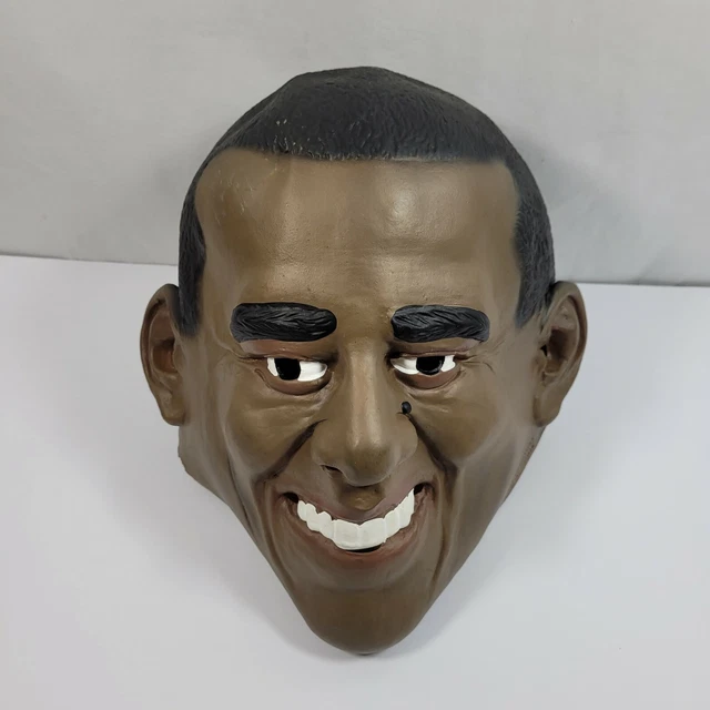 BARACK OBAMA FORMER President United States Mask Halloween Costume 2005 ...