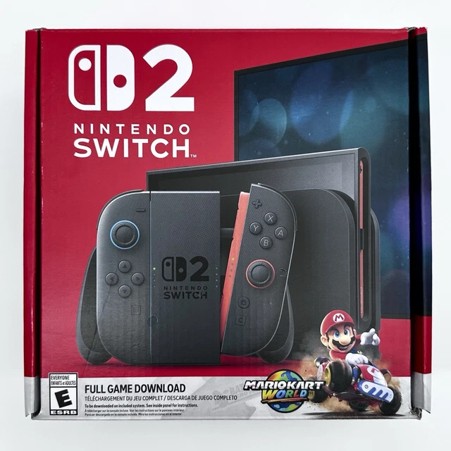 NINTENDO SWITCH 2 Mario Kart World Bundle Box - OHNE KONSOLE — NUR BOX ...