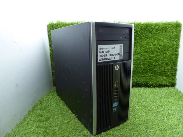 HP ELITE 8300 WINDOWS 10 Tower PC Intel i5 3470 4GB 500GB HDD MT ...