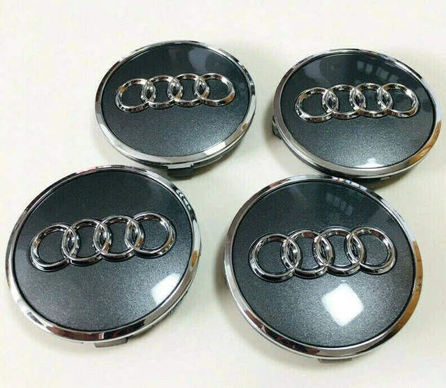 ORIGINAL AUDI HUB cap wheel caps rim cover hub caps 60 mm 8W0601170 JG3 ...