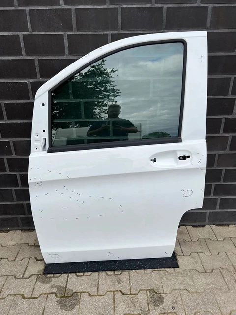 ORIGINAL MERCEDES V-KLASSE Vito W447 Tür Fahrertür links weiß door ...