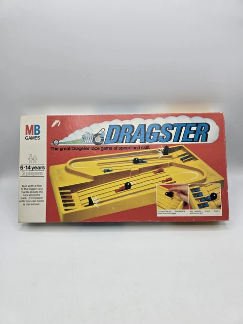 VINTAGE MB GAMES Dragster 1976 - EXCELLENT CONDITION - Complete £19.95 ...