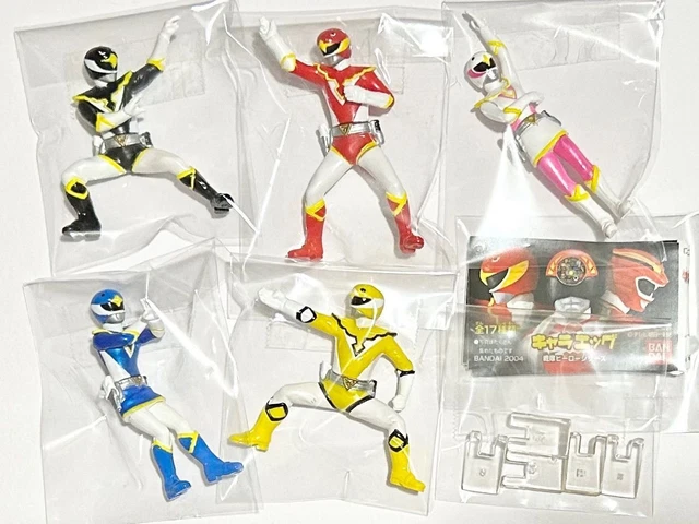 POWER RANGERS CHOJIN Sentai Jetman Chara Egg Figurine 5p Set BANDAI Japon Mint EUR 178,84 ...