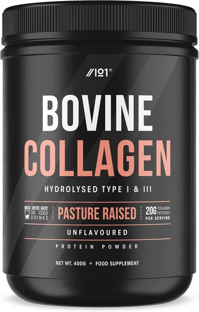 GRASS FED COLLAGEN Protein Powder 400G - Type I & III Pasture Raised ...