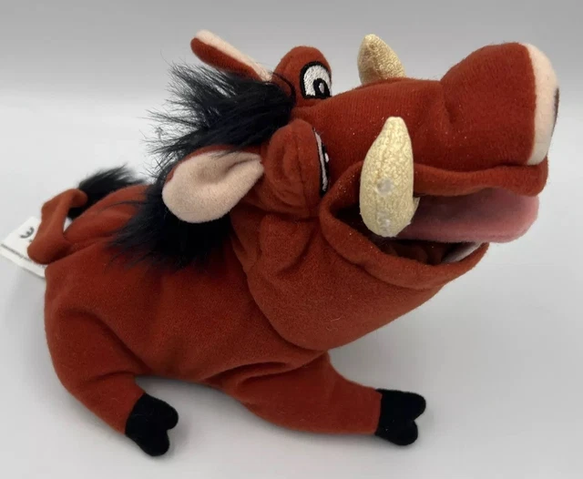 DISNEY LION KING Pumba 8" Plush Soft Toy Beanie Vgc £9.00 - PicClick UK