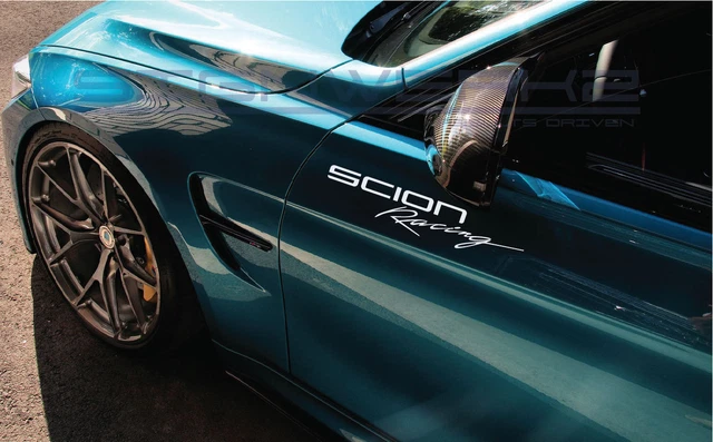 SCION RACING DECAL Sticker logo FR-S FT86 XC XB TC 12" Pair $21.59 ...