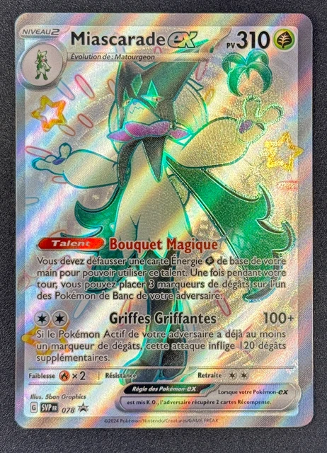MIASCARADE EX 078 Carte Pokemon Promo Ecarlate Et Violet Near-Mint/Mint ...