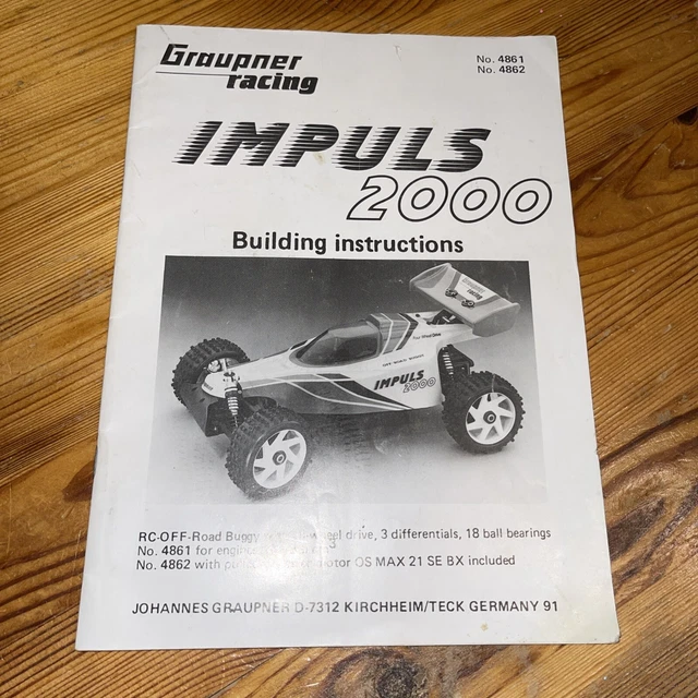 RC MODELLBAU GRAUPNER Impuls 2000 Bauanleitung EUR 10,00 - PicClick DE