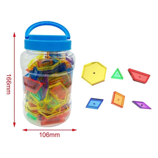 140X TRANSPARENT ATTRIBUTE Blocks, Handeye Coordination, Math ...