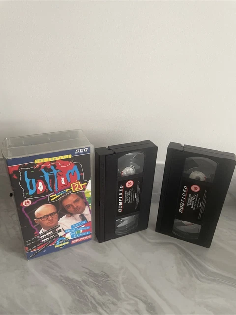 THE COMPLETE BOTTOM Series 2 VHS Starring Rik Mayall, Adrian Edmondson ...