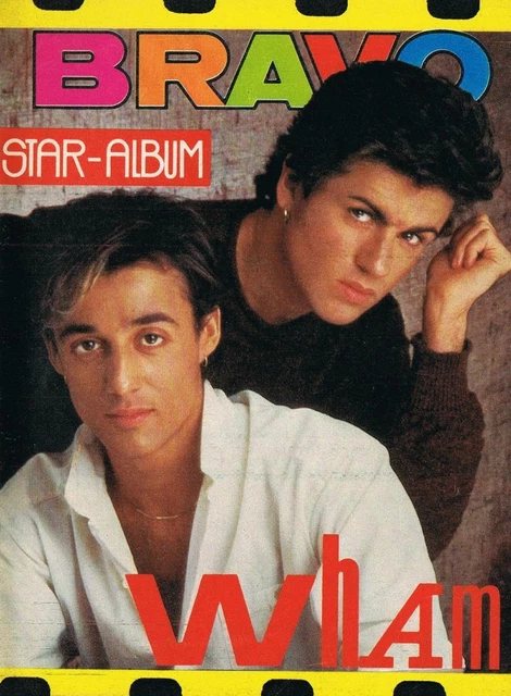 BRAVO STAR ALBUM 80's Vintage GERMAN MUSIC MAGAZINE cover GEORGE MICHAEL #1 $34.33 - PicClick CA