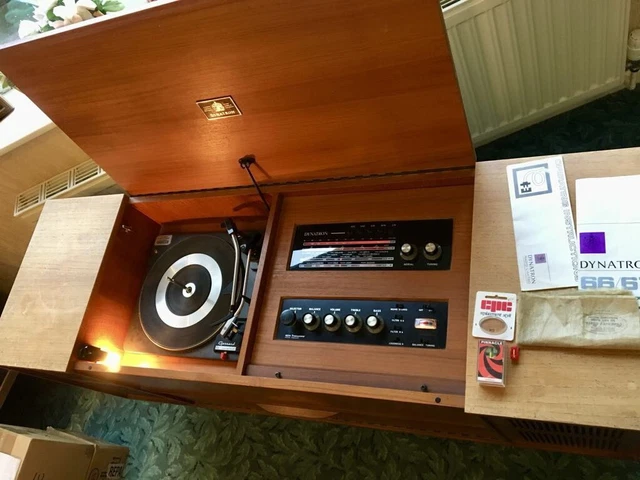 DYNATRON 66/67 RADIOGRAMOPHONE antique/RETRO not working (record player / radio) £57.92 ...