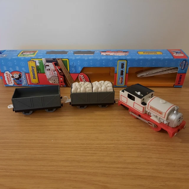 STANLEY TOMY THOMAS Trackmaster Motorised Engine Train Toy + Truck 2007 ...