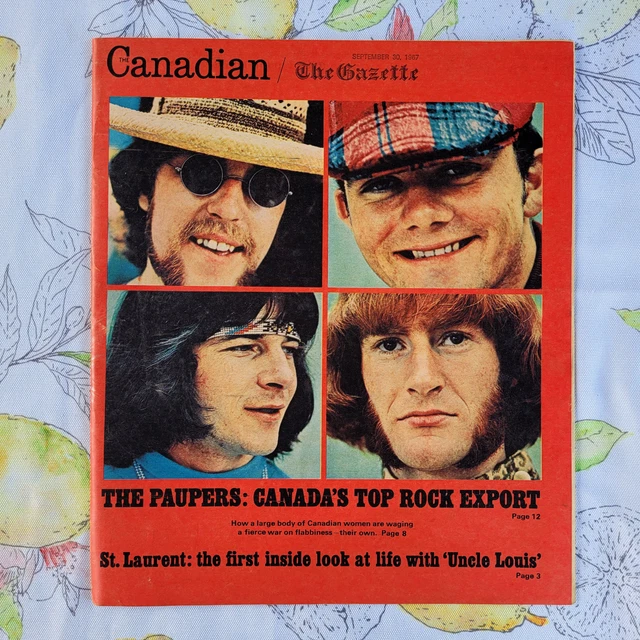 VINTAGE THE CANADIAN Gazette 1967 the Paupers rock band $19.95 ...