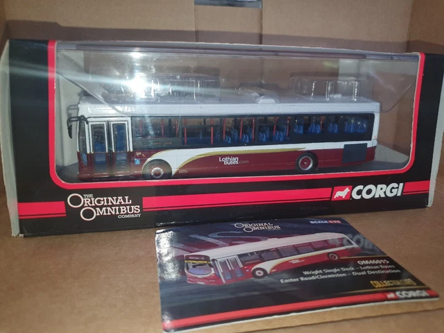 CORGI OOC OM 46015a Lothian Buses Wright Eclipse Easter Rd 1:76 Scale ...