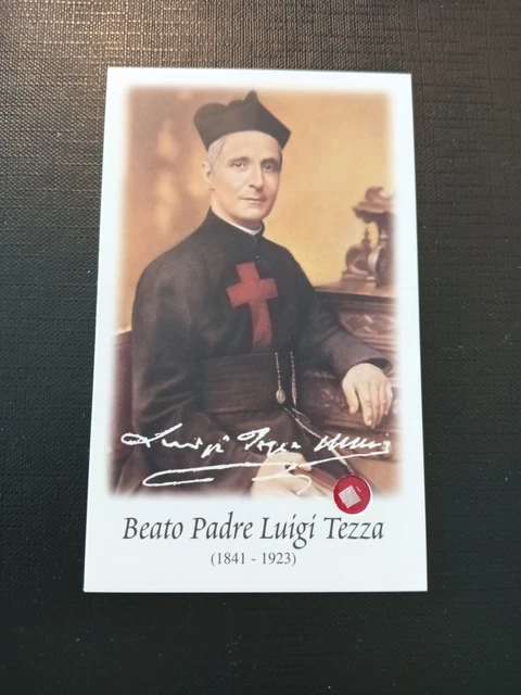SANTINO RELIQUIA RELIQUIARIO Beato Padre Luigi Tezza EUR 15,00 ...