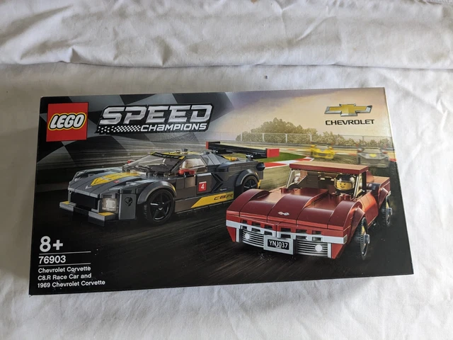 LEGO SPEED CHAMPIONS:76903: Chevrolet Corvette C8.R Race Car and 1968 ...